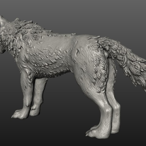 Download 3D printer model Wolf ・ Cults