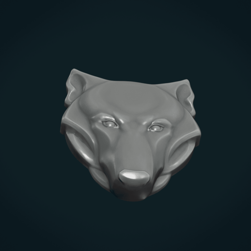 Download STL file Wolf head relief • 3D print design ・ Cults