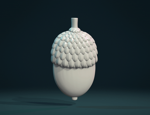 3D file Acorn relief 🌿・3D print design to download・Cults