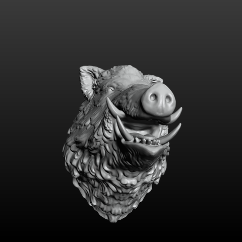 Download 3D printer designs Boars Head ・ Cults