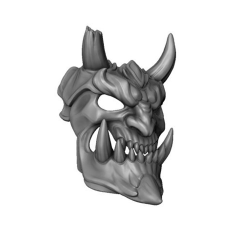 Download 3D printing designs Demon Mask II ・ Cults