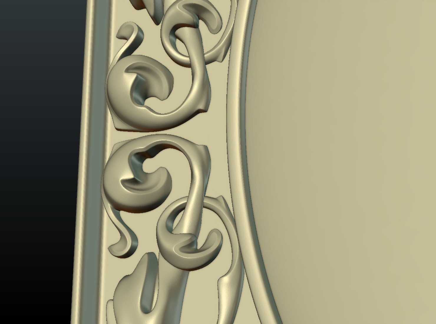 STL file Baroque decor panel 🎨・3D print design to download・Cults