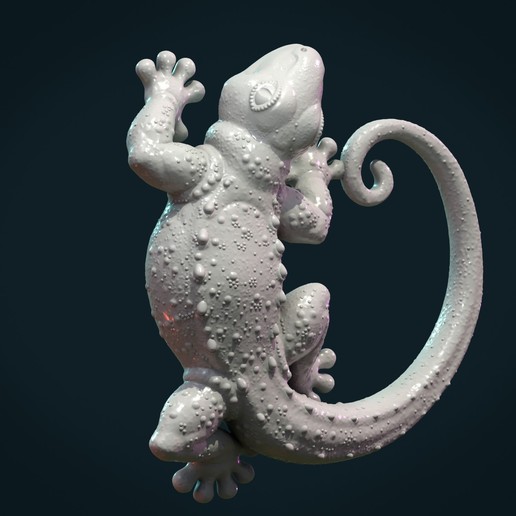Download STL file Gecko • Design to 3D print ・ Cults