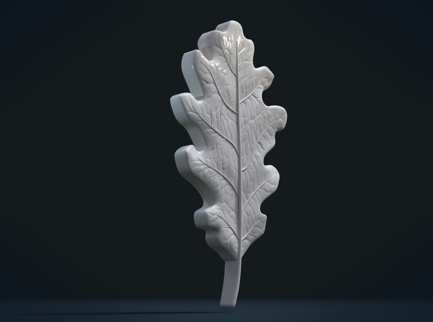STL file Oak Leaf 🌿・3D printer model to download・Cults
