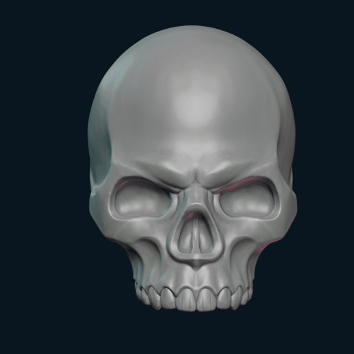 Download STL file Stylized Skull • 3D printer template ・ Cults