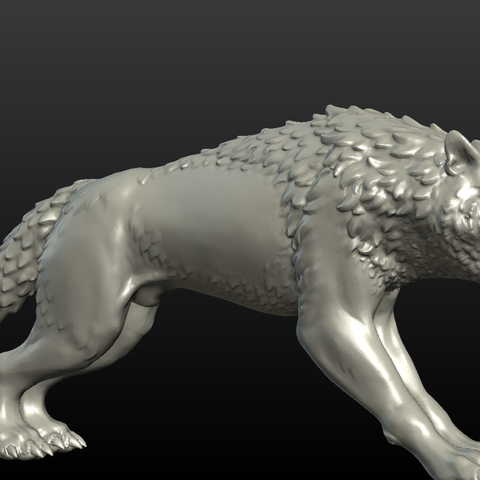Download 3D printer files Fantasy Wolf ・ Cults