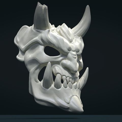 Download 3D printing designs Demon Mask II ・ Cults