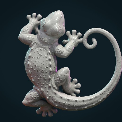 Download STL file Gecko • Design to 3D print ・ Cults