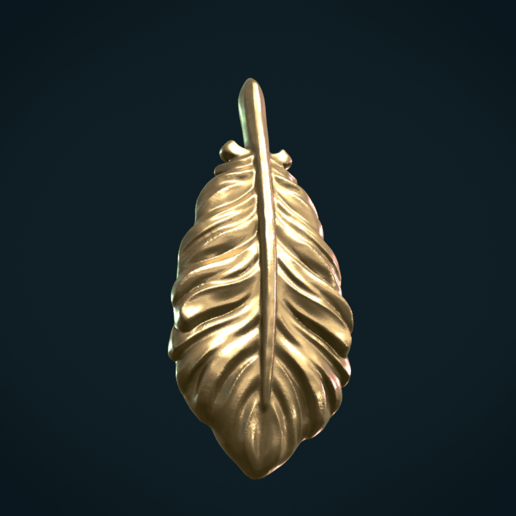 Download 3D printer files Bird Feather. ・ Cults