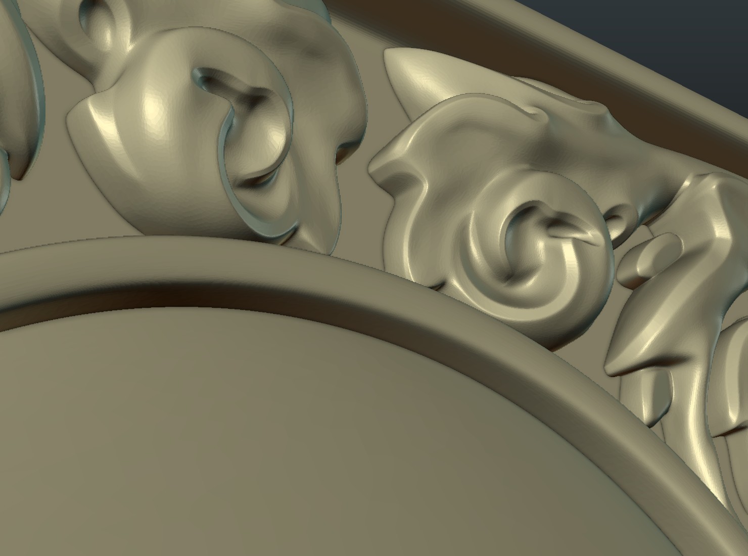 STL file Baroque decor panel 🎨・3D print design to download・Cults