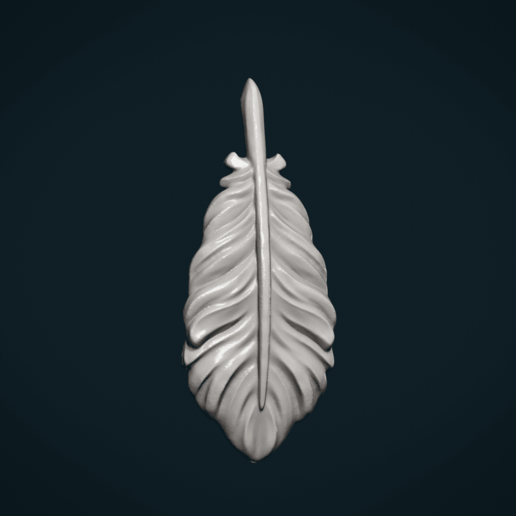 Download 3D printer files Bird Feather. ・ Cults