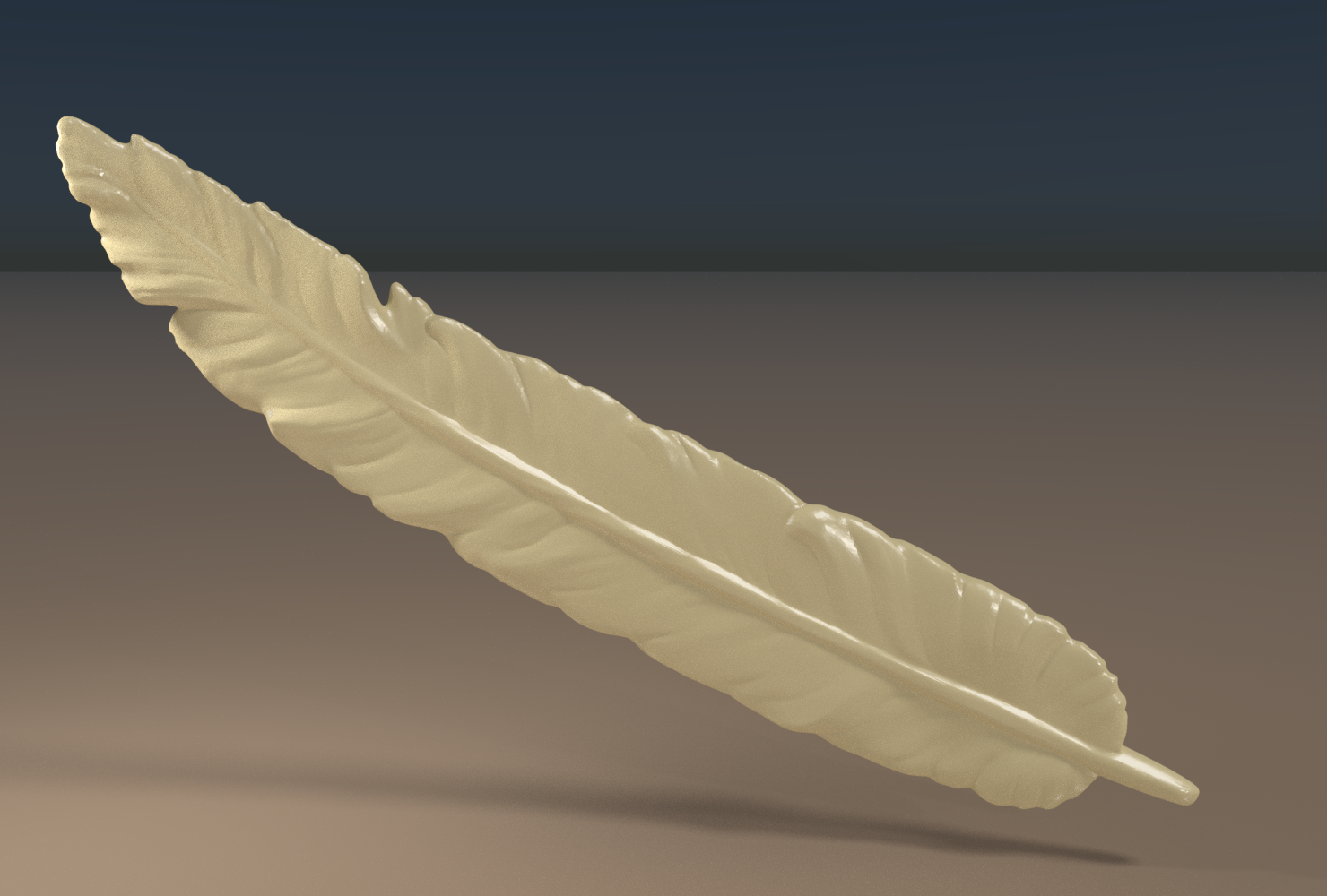 3D file Feather 🪶・3D printer model to download・Cults