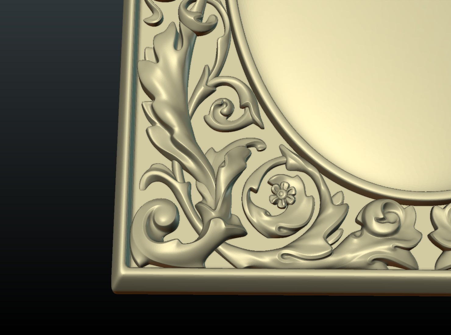 STL file Baroque decor panel 🎨・3D print design to download・Cults
