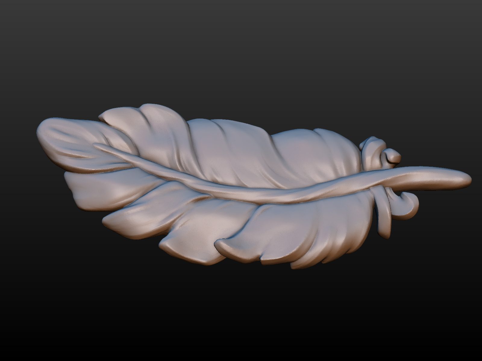 STL file Feather III・3D printable model to download・Cults