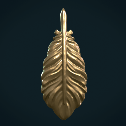 Download 3D printer files Bird Feather. ・ Cults