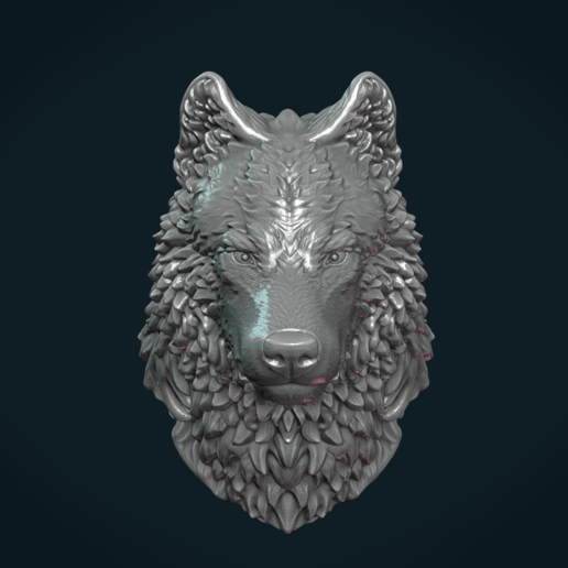 Download 3D printer templates Wolf Head III ・ Cults