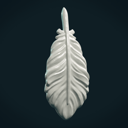 Download 3D printer files Bird Feather. ・ Cults