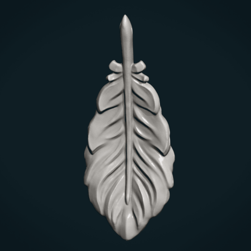 Download 3D printer files Bird Feather. ・ Cults
