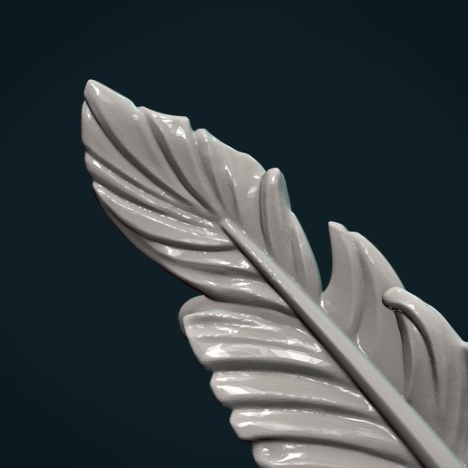 Download STL file Good Feather • 3D printable design ・ Cults
