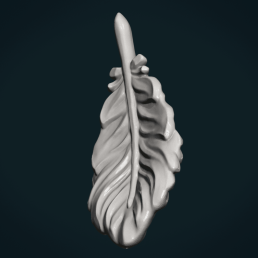 Download 3D printer files Bird Feather. ・ Cults