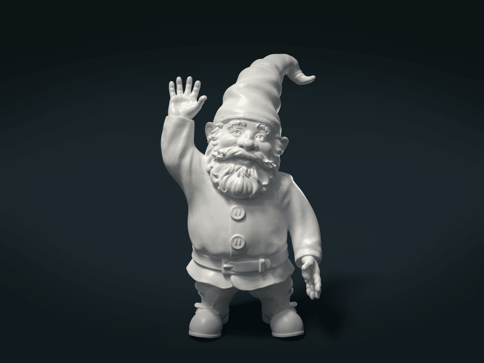 3D file Garden Gnome・3D print object to download・Cults