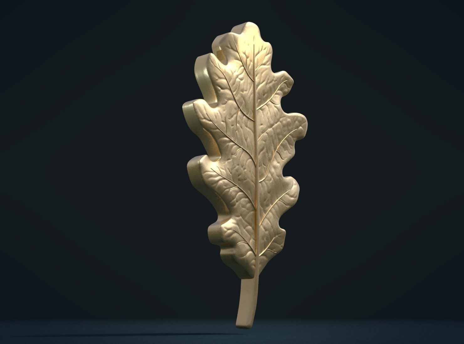 STL file Oak Leaf 🌿・3D printer model to download・Cults