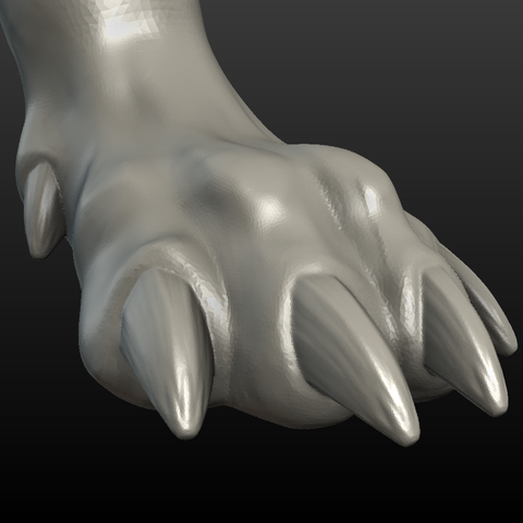 Download 3D printing models Wolf Paw ・ Cults