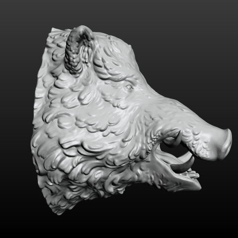 Download 3D printer designs Boars Head ・ Cults