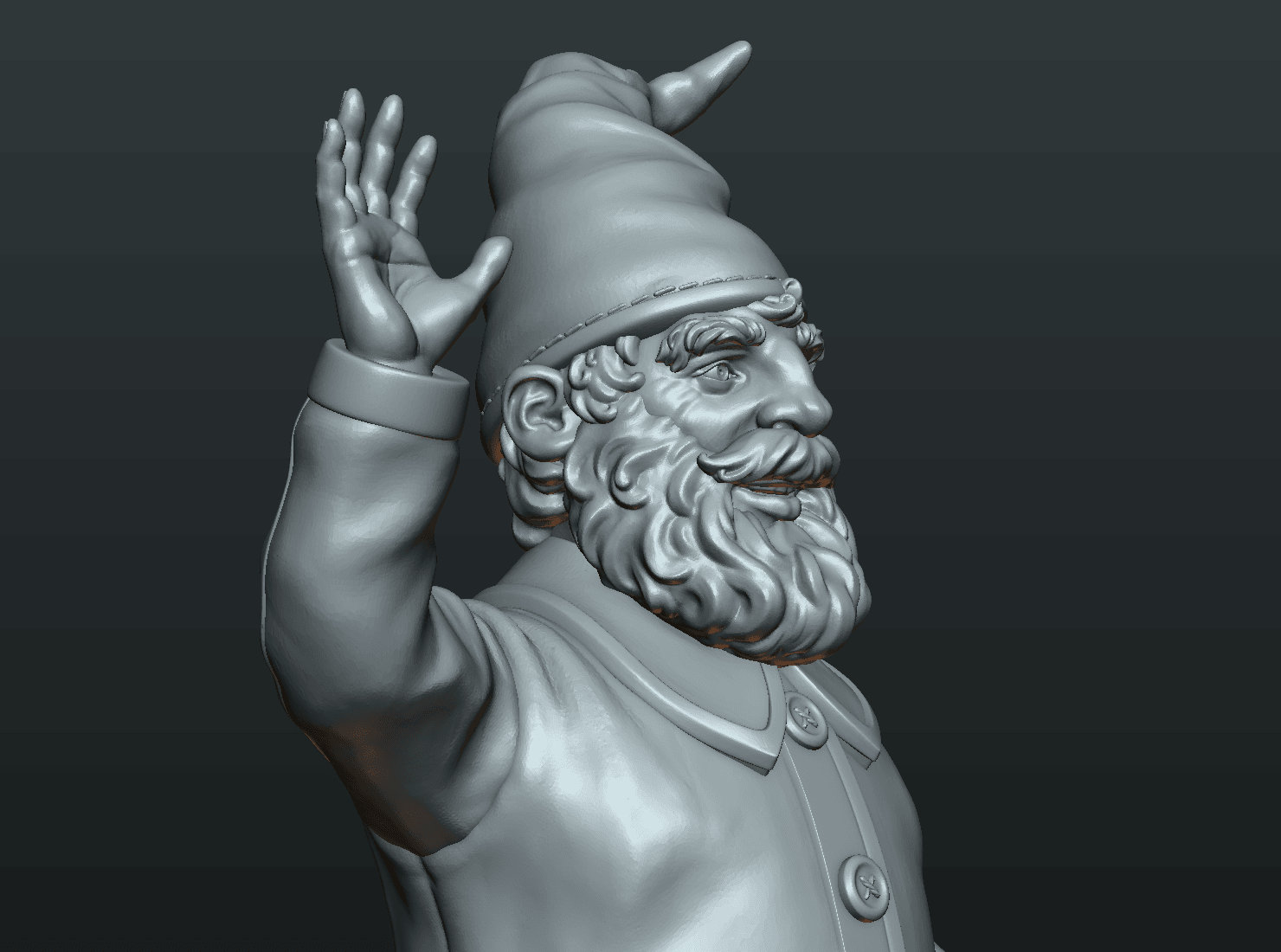 3D file Garden Gnome II 🧝・3D printable model to download・Cults