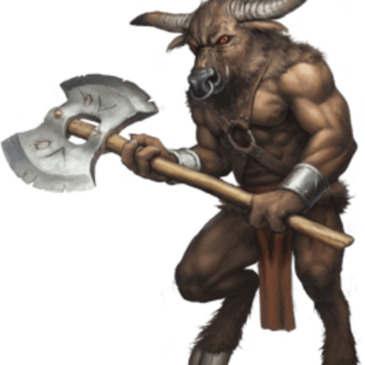 Download free 3D printer designs Minotaur with axe ・ Cults