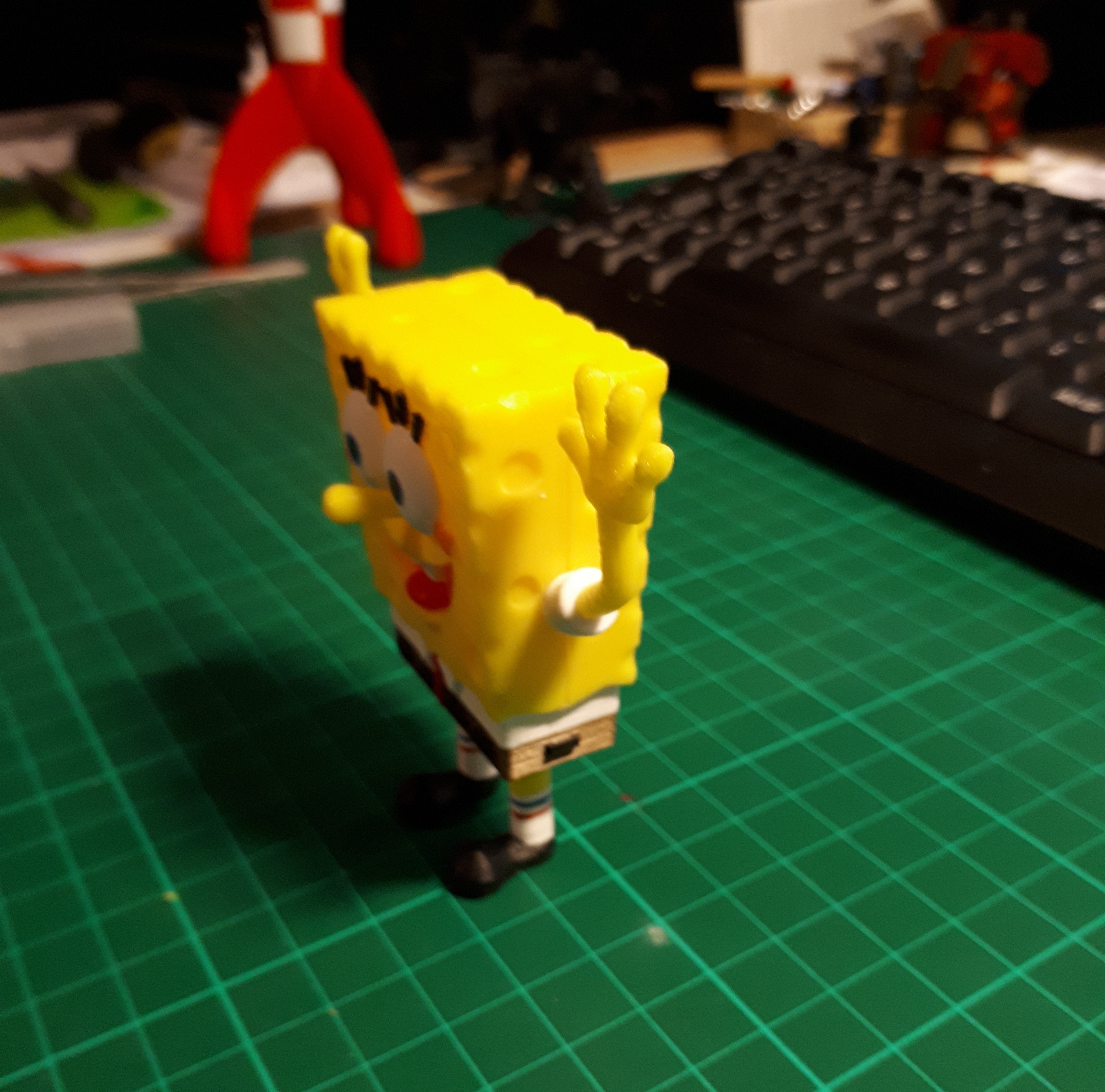 Free STL file Spongebob multi colour figure 🧽・3D print model to ...
