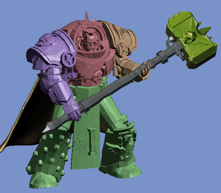 Free STL file Chapter master proxy (28mm) 🎲・3D print design to download ...