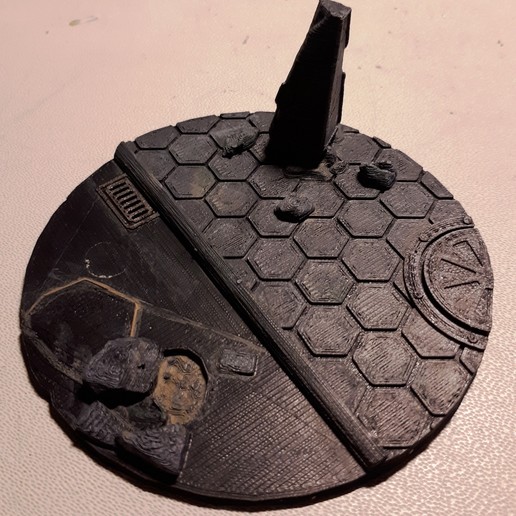 Download free STL file Urban 80mm base • 3D printer model ・ Cults