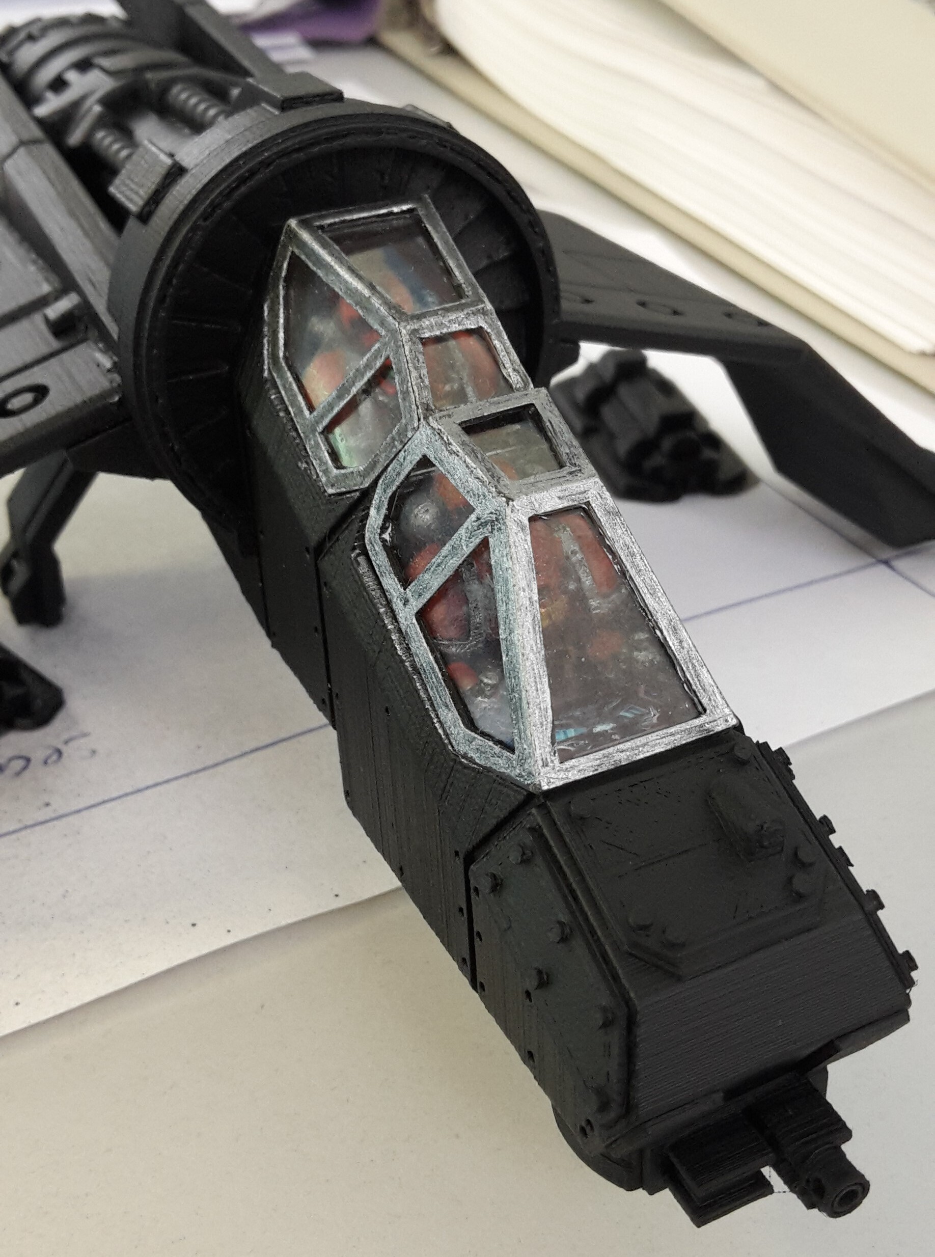 Free STL file Custom Cockpit and missile launchers for Albatross ...