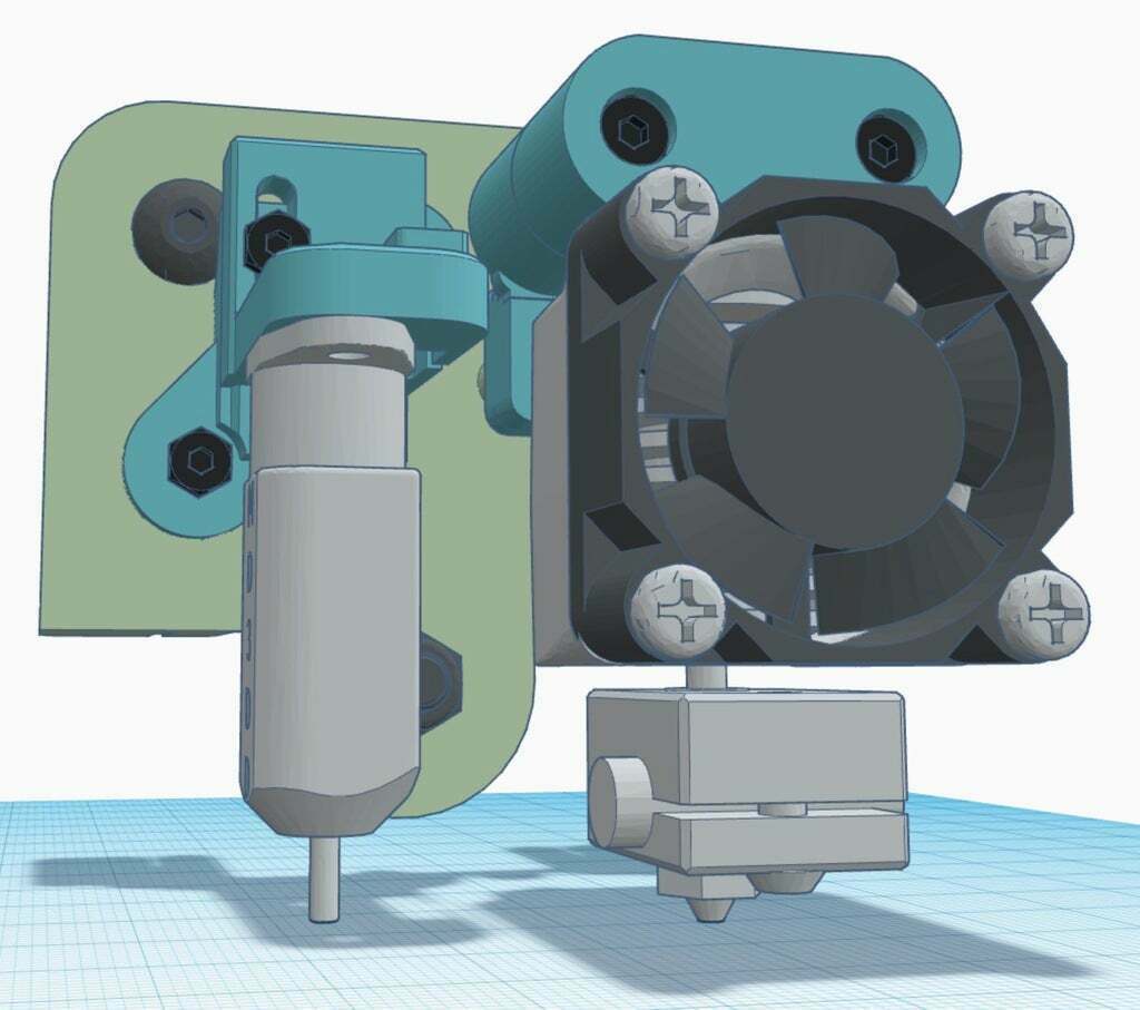 STL-Datei E3D Minimalist for V6 & Volcano on Creality CR10/S Ender 3 ...