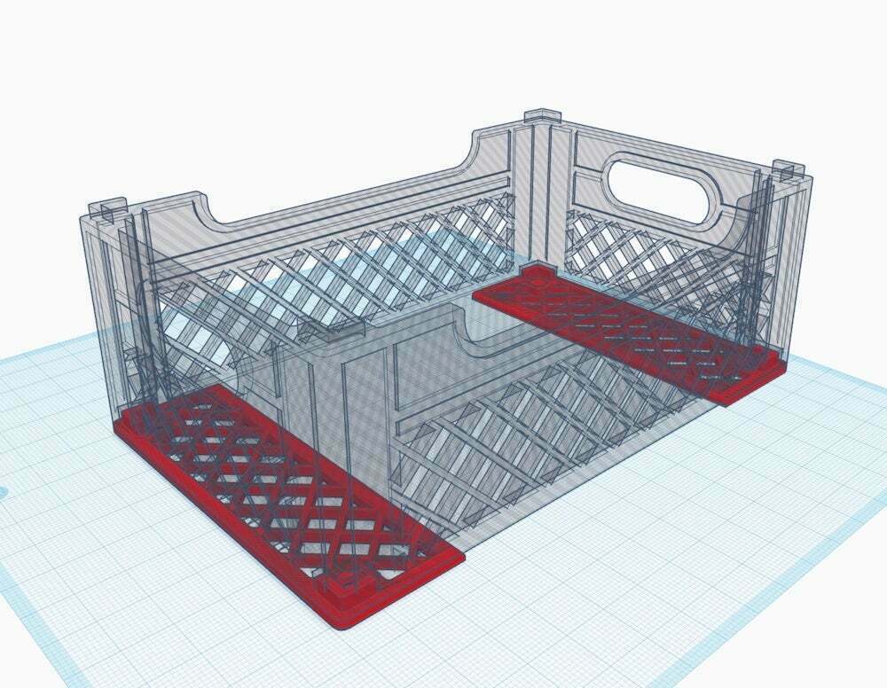 Free STL file Shelf Crate Retaining Bracket・3D printing design to ...