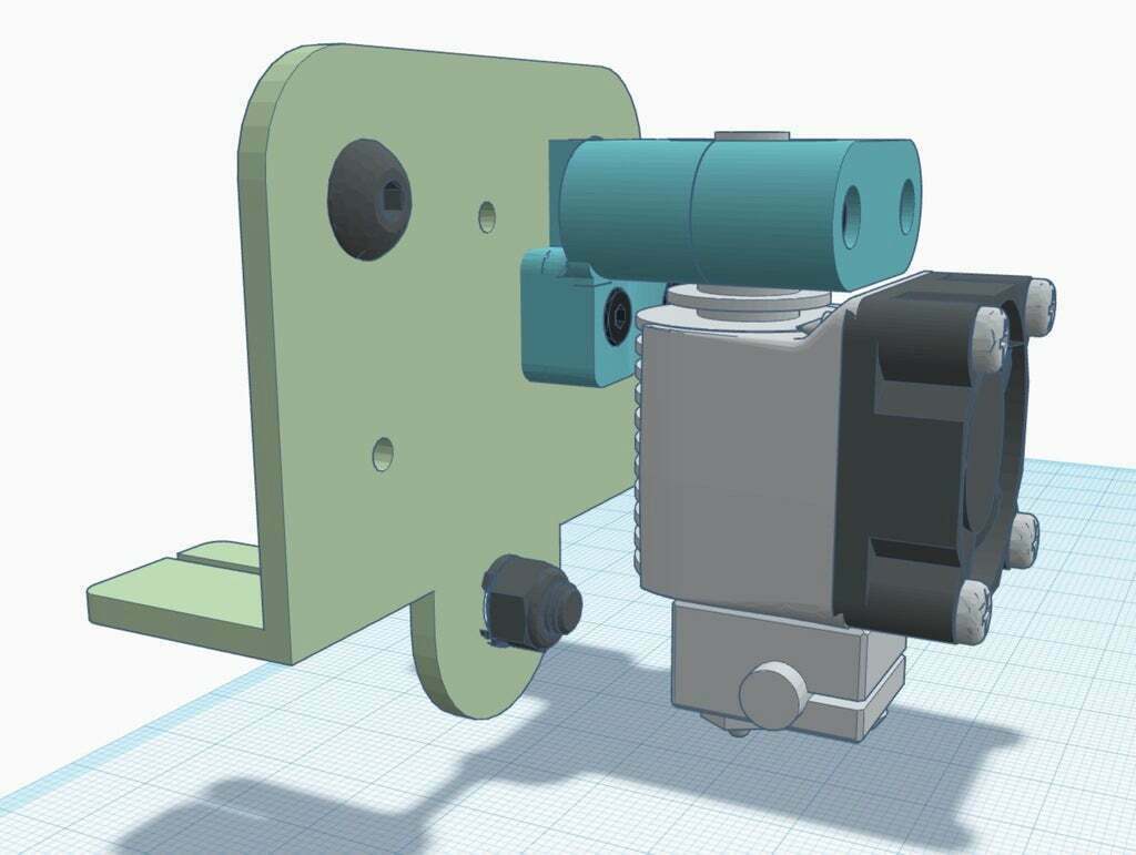 STL-Datei E3D Minimalist for V6 & Volcano on Creality CR10/S Ender 3 ...