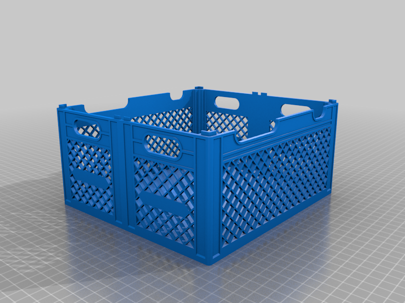 Free STL file Stackable Crate (large) 📦・3D printing idea to download・Cults