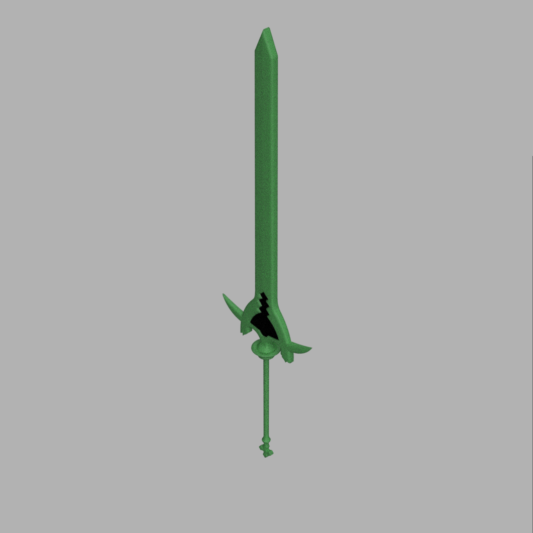 3D file Black Clover Yuno Sword Spirit of Zephyr (Supiritto Ofu Zefā ...