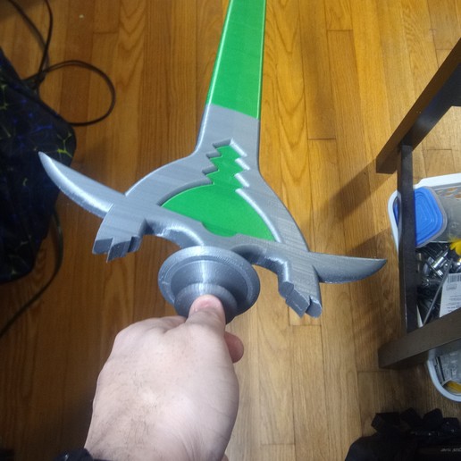 Download STL file Black Clover Yuno Sword Spirit of Zephyr (Supiritto ...