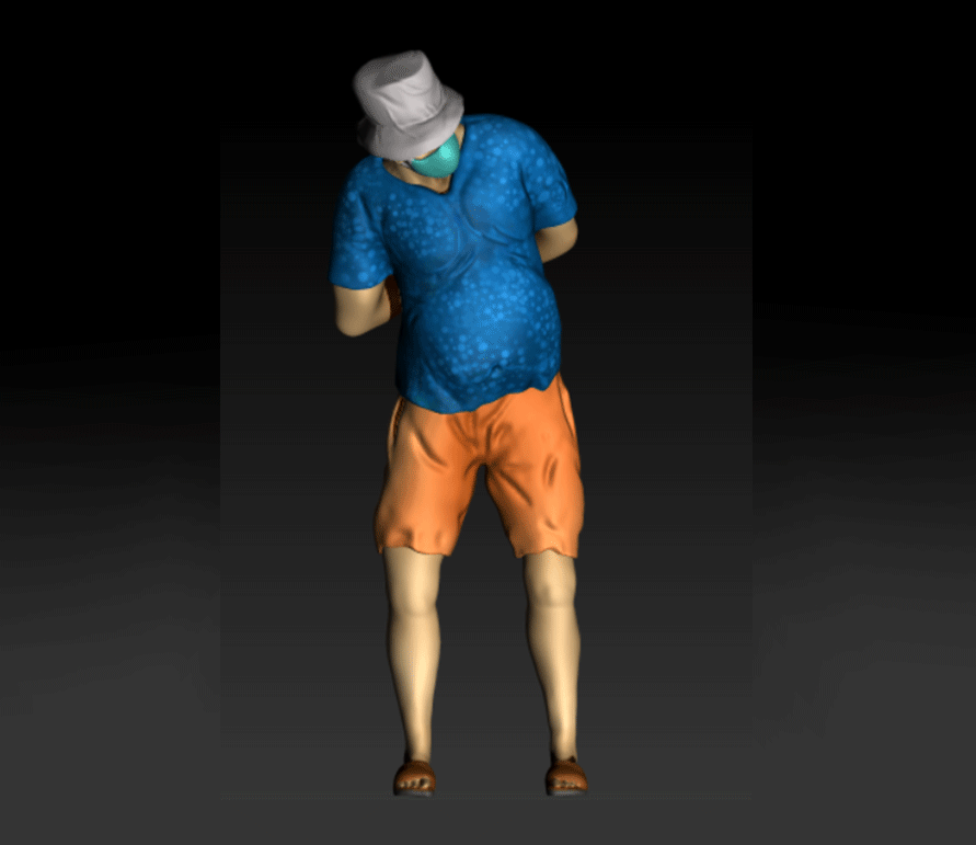 STL file Umarell work in progress・3D printing idea to download・Cults