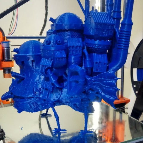 3D printing Howl's Moving Castle ・ Cults