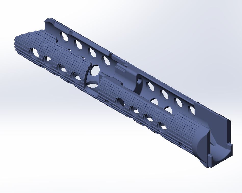 STL file Troy handguard AK 🔫・3D print design to download・Cults