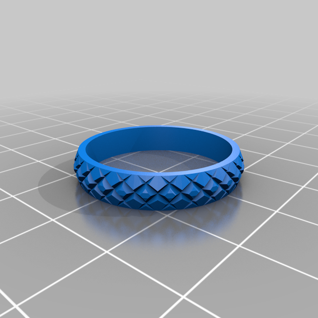 Free STL file Sz8 Knerled Fidget Spinner Ring・3D printer design to ...