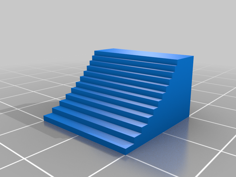 Free STL file Test stairs 1mm steps 🔧・3D print model to download・Cults