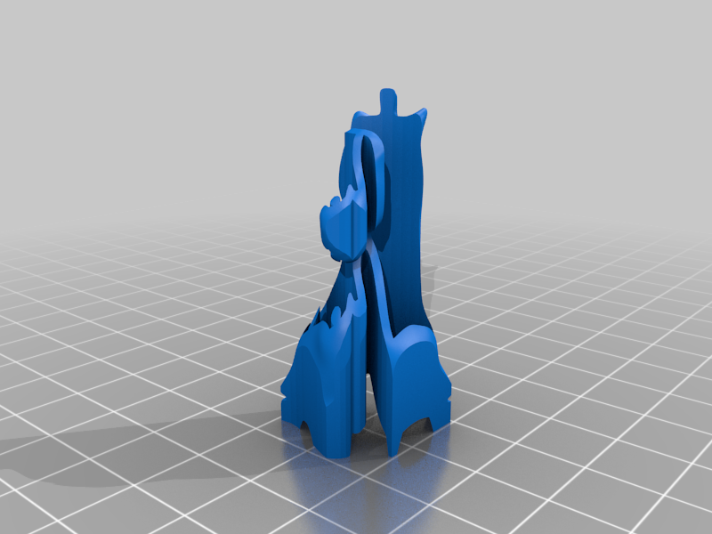Free STL file 3D-2D chess pieces ♟️・3D printing model to download・Cults