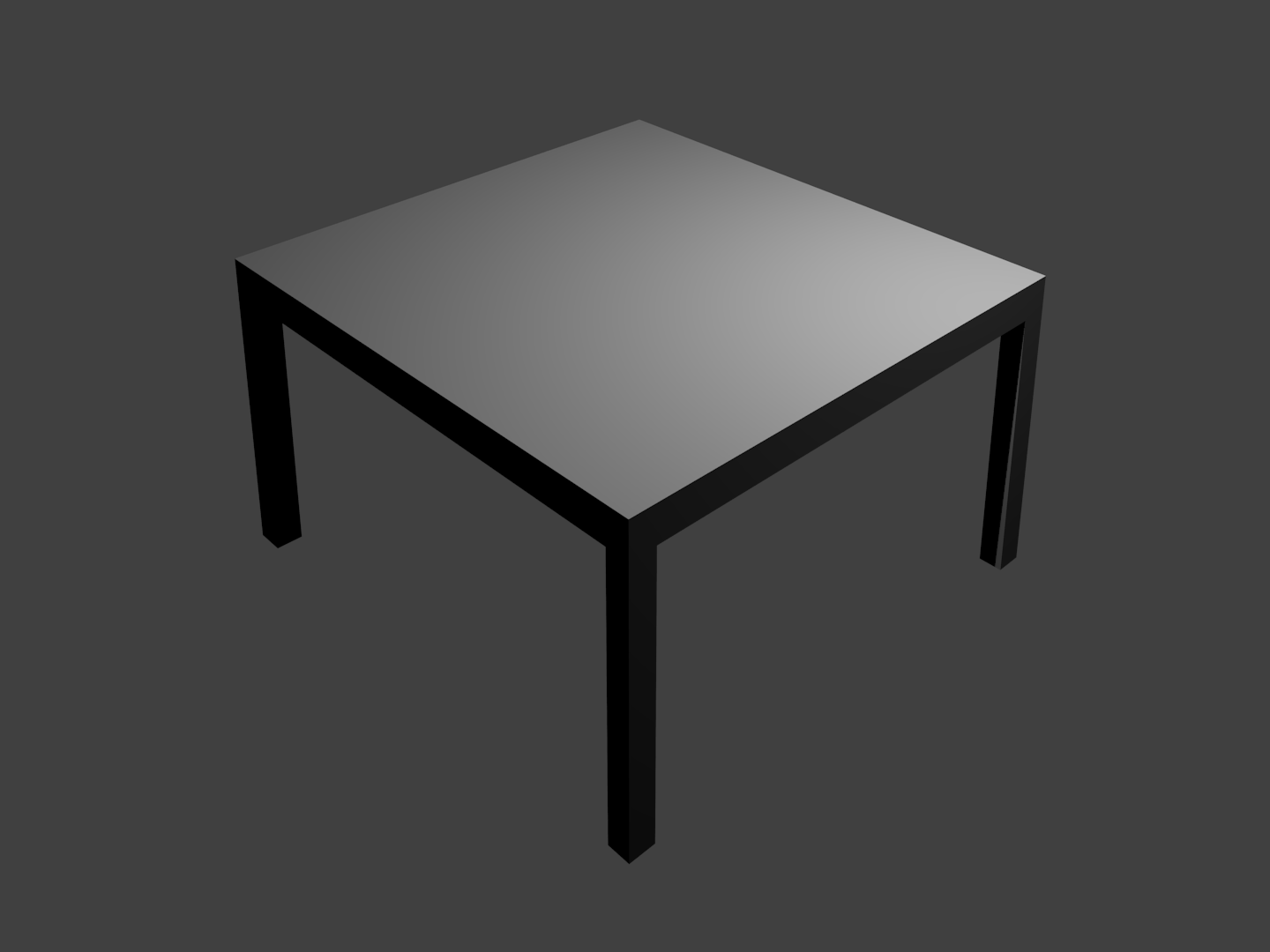 Free STL file Basic Table・3D print design to download・Cults