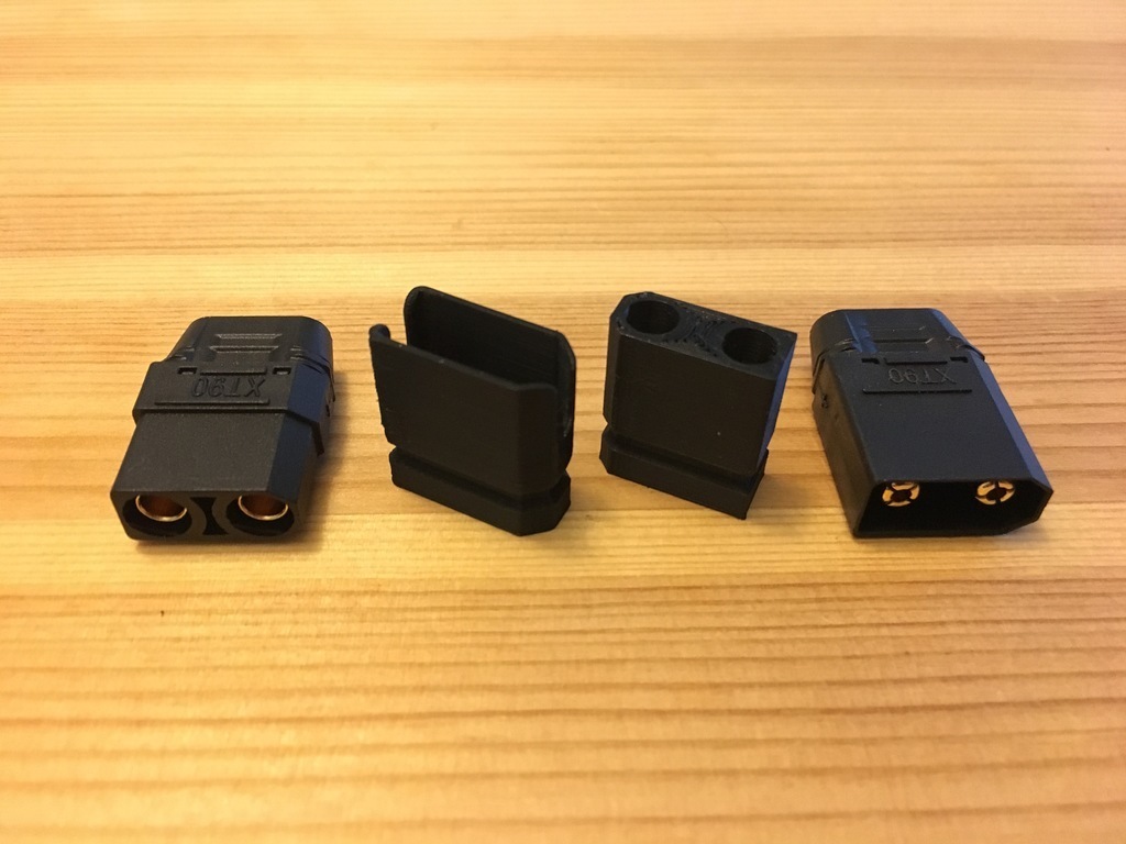 Free 3D file XT90 Perfect fit caps (F+M)・Model to download and 3D print ...