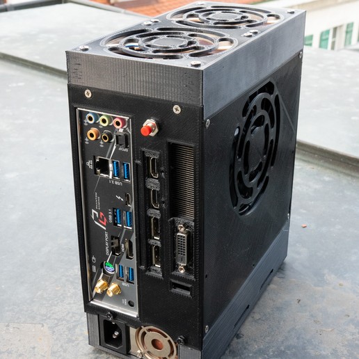 Download STL file 4.7L SFF PC case • 3D printing design ・ Cults