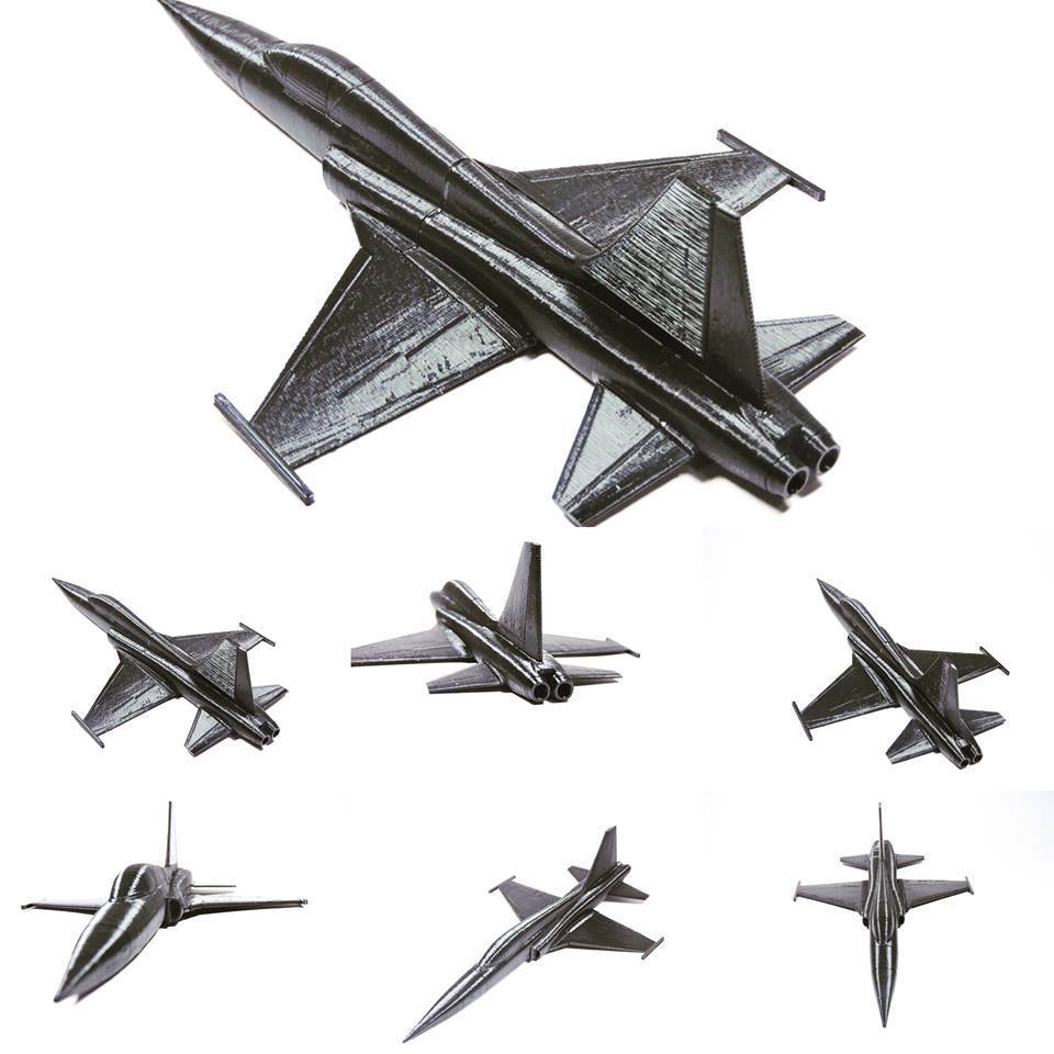 3D print Easy to print F5 Tiger aircraft scale model 1/64 ・ Cults